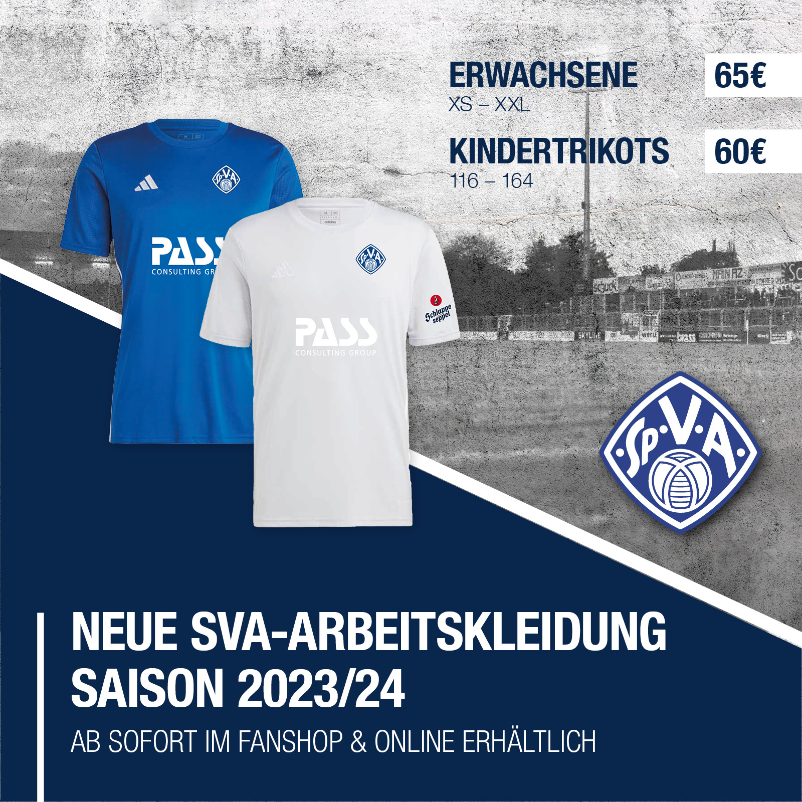 Die neue SVA-Arbeitskleidung ist ab sofort im Online-Shop erhältlich ...